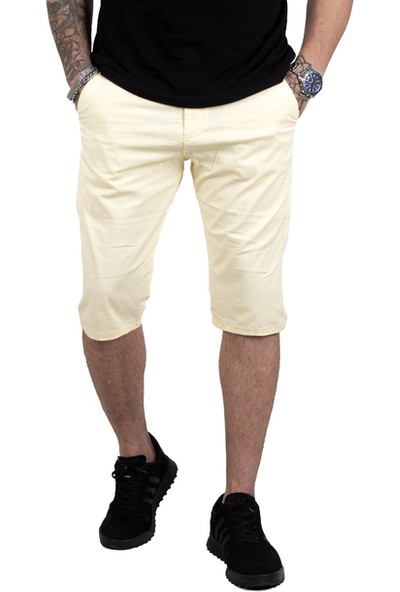 Deepsea Fermuarlı Keten Kapri 2100482