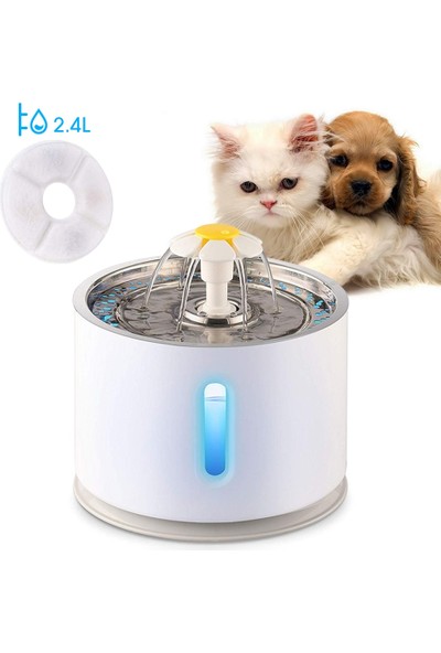 Keluofu 2.4l Otomatik Pet Kedi Su Çeşmesi (Yurt Dışından)