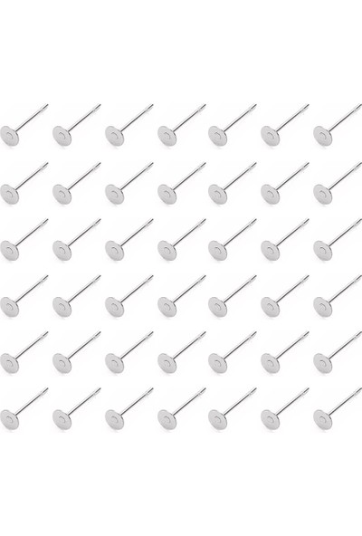 Subu Takı 50 Adet 4 mm Boş Küpe Çivisi Küpe Iğnesi Yapıştırmaya Hazır Küpe Aparatı Subu Takı 50 Adet 4 mm Boş Küpe Çivisi Küpe Iğnesi Yapıştırmaya Hazır Küpe Aparatı