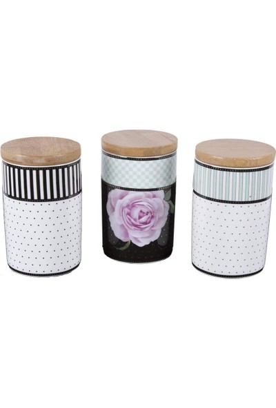 Decorium Star Dekor Anthea 3 Lü Kavanoz Seti Decorium Star Dekor Anthea 3 Lü Kavanoz Seti