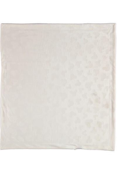 Bibaby Jakarlı Ayılı Fluffy Battaniye 64081 Ekru