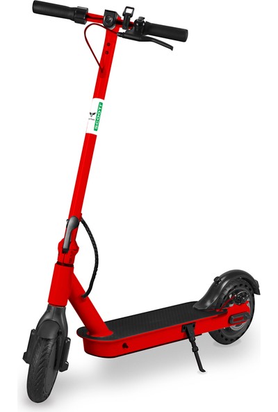 Scooti SC33R Kırmızı Katlanabilir Farlı Elektrikli Scooter Scooti SC33R Kırmızı Katlanabilir Farlı Elektrikli Scooter