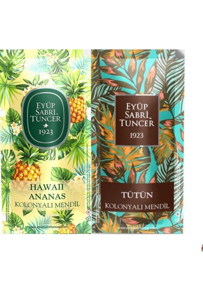 Eyüp Sabri Tuncer Kolonyalı Mendil 80 Adet (2X40)