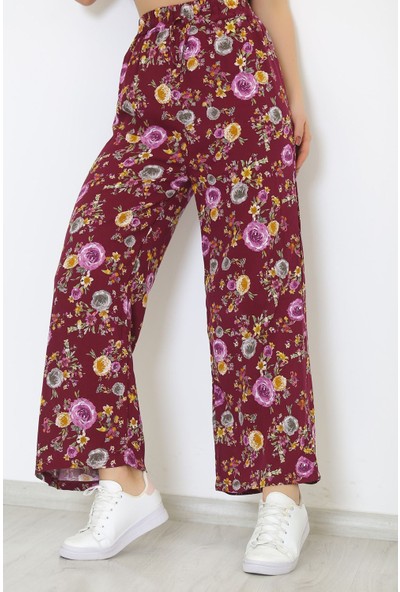 Desenli Pantolon Morçiçekli - 211084.1247. Desenli Pantolon Morçiçekli - 211084.1247.