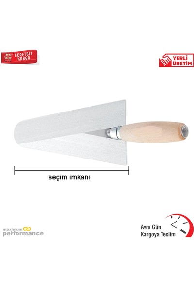 Dekor 062 Ahşap Saplı Sıva Malası 22 cm Yay Çeliği Dekor 062 Ahşap Saplı Sıva Malası 22 cm Yay Çeliği