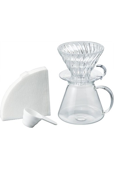 Hario Simply Hario V60 02 Cam Demleme Seti