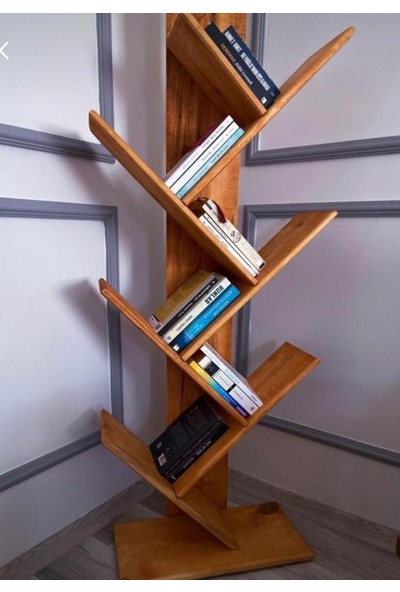 Garden Wood Ahşap 7 Raflı Kitaplık Garden Wood Ahşap 7 Raflı Kitaplık