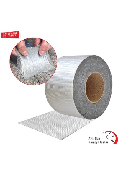 OKÇU KARDEŞLER YAPI MARKET Bay-Tec Sızdırmazlık Tamir Bandı Su Geçirmez Bant 72 mm x 2 Mtr