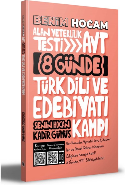 Benim Hocam Ayt 8 Günde Türk Dili ve Edebiyatı Kmp