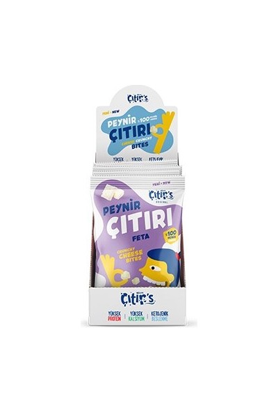 Çıtır's Kurutulmuş Feta Küp Peynir 25 gr x 8 Adet Çıtır's Kurutulmuş Feta Küp Peynir 25 gr x 8 Adet
