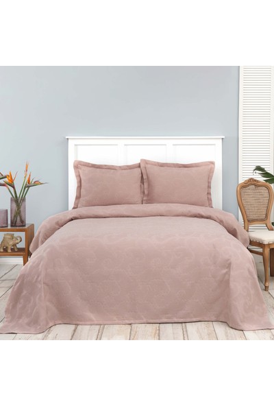 Karaca Home Marion Pudra Çift Kişilik Waffle Yatak Örtüsü Set