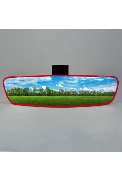 Takgör Pırlanta-6 Eğik Kollu Universal Dikiz Aynası 27X7 cm Kırmızı Takgör Pırlanta-6 Eğik Kollu Universal Dikiz Aynası 27X7 cm Kırmızı