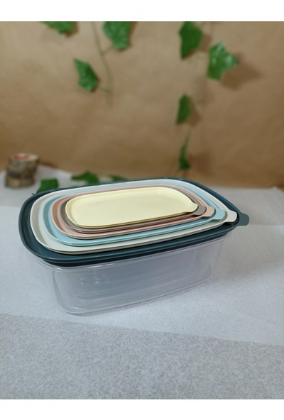 Decobe Dikdörtgen Saklama Kabı Seti 300 ml - 500 ml - 750 ml - 1.25 Lt - 1.9 Lt - 2.9 Lt Decobe Dikdörtgen Saklama Kabı Seti 300 ml - 500 ml - 750 ml - 1.25 Lt - 1.9 Lt - 2.9 Lt