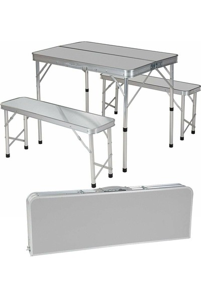Piknik Masa Seti 90X60 Katlanır Masa + 2 Adet Kamp Sandalyesi Katlanır Sandalye Piknik Masa Seti 90X60 Katlanır Masa + 2 Adet Kamp Sandalyesi Katlanır Sandalye