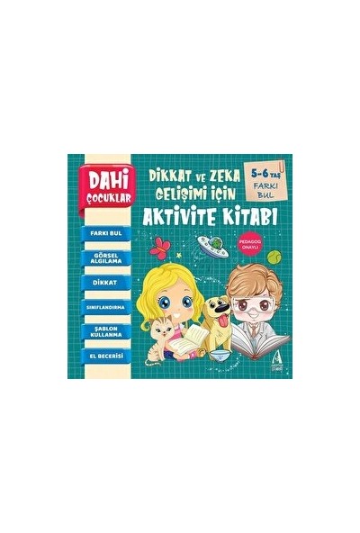 Farkı Bul - Dahi Çocuklar Dikkat ve Zeka Gelişimi Için Aktivite Kitabı Farkı Bul - Dahi Çocuklar Dikkat ve Zeka Gelişimi Için Aktivite Kitabı