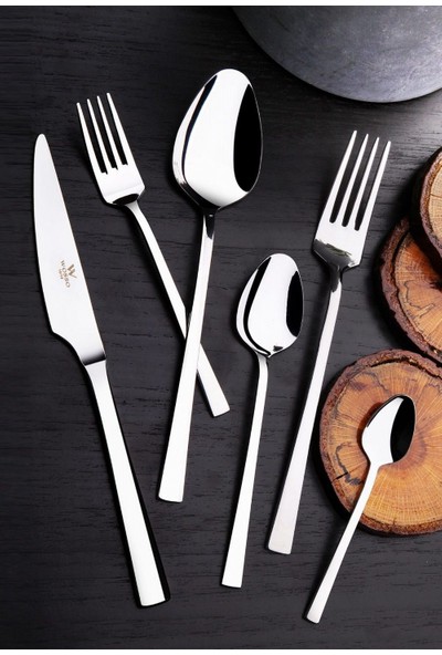 Wosso 6 Kişilik Çatal Kaşık Bıçak Seti & 36 Parça Yemek ve Tatlı Çatal Kaşık Bıçak Seti Wosso 6 Kişilik Çatal Kaşık Bıçak Seti & 36 Parça Yemek ve Tatlı Çatal Kaşık Bıçak Seti