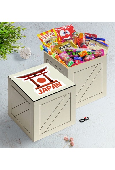 Bk Gift Japan Tasarı mlı Ahşap Kutuda Nostaljik Lezzetler Seti Bk Gift Japan Tasarı mlı Ahşap Kutuda Nostaljik Lezzetler Seti