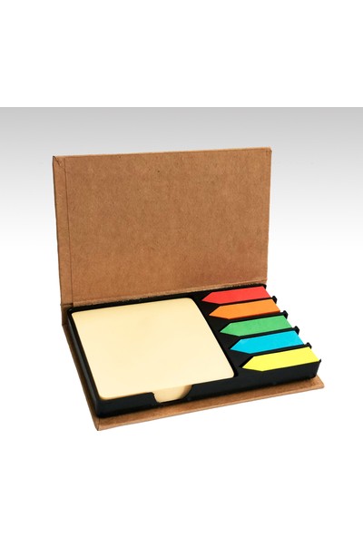 Egesta Geri Dönüşümlü Renkli Yapışkanlı Post-It ve Notluk - Kraft Egesta Geri Dönüşümlü Renkli Yapışkanlı Post-It ve Notluk - Kraft