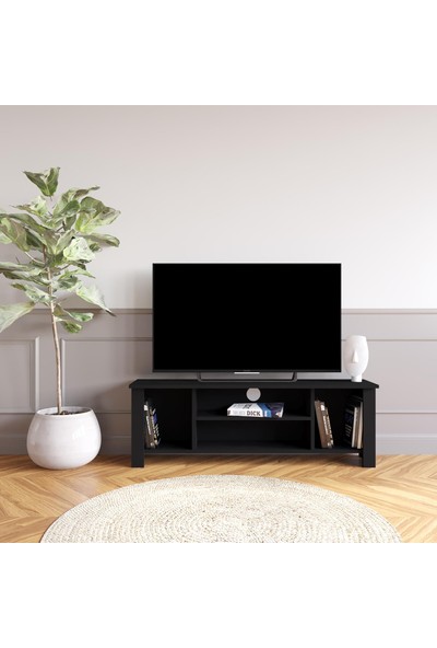 Bimossa B1030 Arsin Tv Ünitesi Siyah 120 cm Bimossa B1030 Arsin Tv Ünitesi Siyah 120 cm