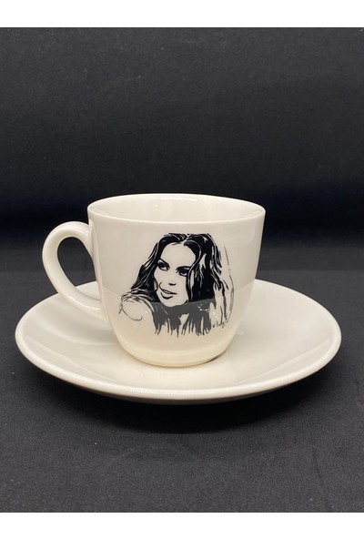 Retina Shop Türkan Şoray Krem Türk Kahve Fincanı Retina Shop Türkan Şoray Krem Türk Kahve Fincanı