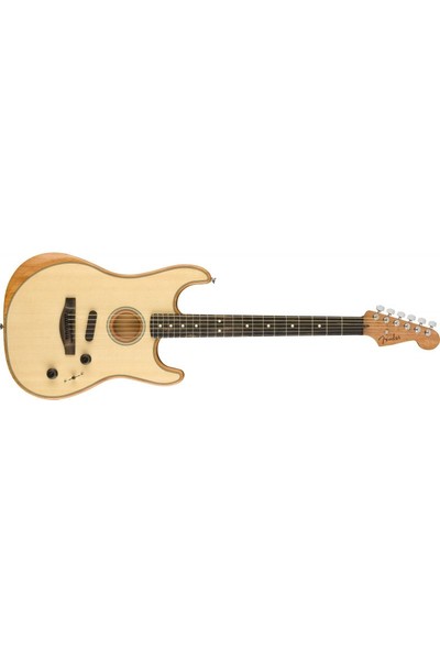 Fender American Acoustasonic Stratocaster Ebony Fingerboard Natural Fender American Acoustasonic Stratocaster Ebony Fingerboard Natural
