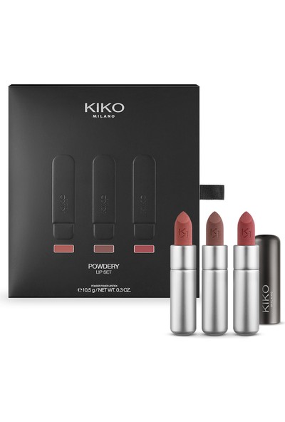 KIKO Lıps Make Up Kıt - Powdery Lıp Set 01