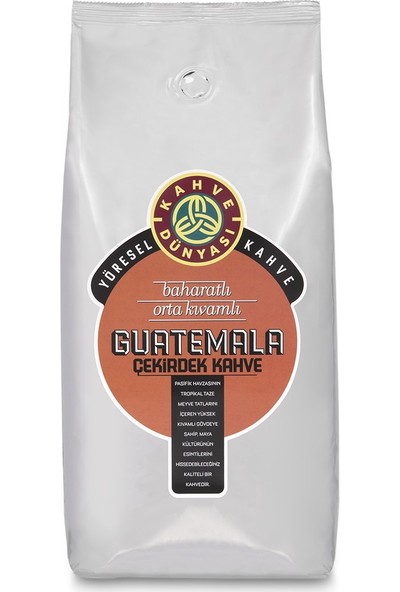 Kahve Dünyası Guatemala Kavrulmuş Çekirdek 1 kg Kahve Dünyası Guatemala Kavrulmuş Çekirdek 1 kg