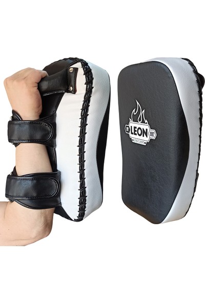 Leon Strong Kick Boks ve Muay Thai Darbe Yastığı Siyah Beyaz Leon Strong Kick Boks ve Muay Thai Darbe Yastığı Siyah Beyaz
