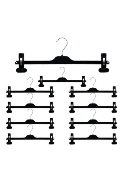 Weblonya Elbise Askısı Mandallı Askılık Etek Kıyafet Askısı 6043