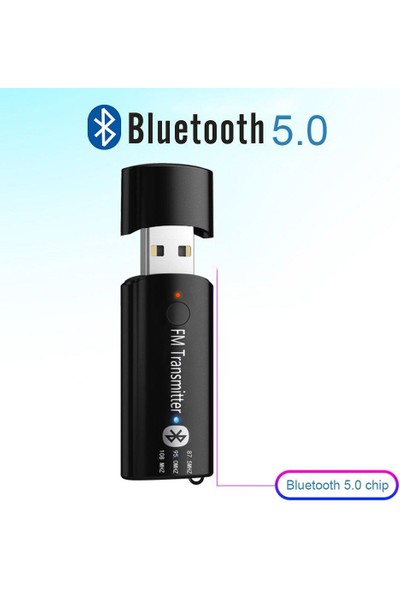 Profisher Bluetooth 5.0 Fm Hifi Ses Müzik Verici USB Adaptörü 3.5mm Aux Araç Ev Tv Profisher Bluetooth 5.0 Fm Hifi Ses Müzik Verici USB Adaptörü 3.5mm Aux Araç Ev Tv