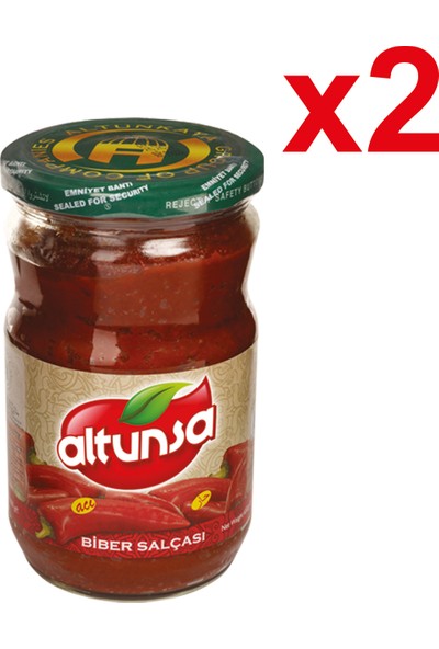 Altunsa Acı Biber Salçası 2 x 650 gr Altunsa Acı Biber Salçası 2 x 650 gr