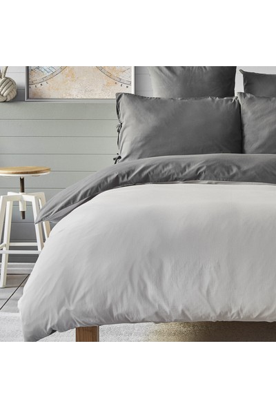 Nautica Home Pruva Antrasit/gri Çift Taraflı Tek Kişilik Nevresim Nautica Home Pruva Antrasit/gri Çift Taraflı Tek Kişilik Nevresim