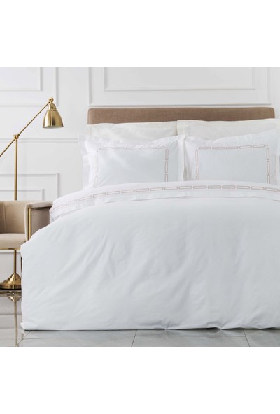 Karaca Home White Col Oriane Bej Nakışlı Percale Çift Kişilik Nevresim Takımı Karaca Home White Col Oriane Bej Nakışlı Percale Çift Kişilik Nevresim Takımı