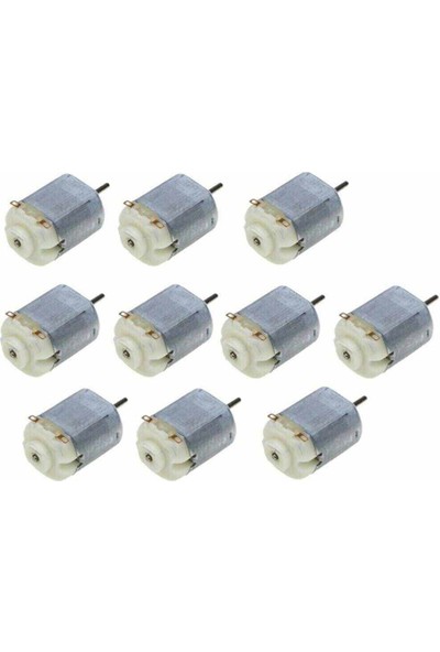 Rakun Robotik 10 Adet Dc Motor, Deney Motoru, 3V, 6V Motor Rakun Robotik 10 Adet Dc Motor, Deney Motoru, 3V, 6V Motor