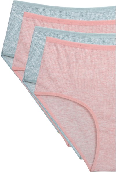 Humaone 4'lü Yeni Seri Renkli Yüksek Bel Fitilli Ribana Bato Külot Bt3-A2 Humaone 4'lü Yeni Seri Renkli Yüksek Bel Fitilli Ribana Bato Külot Bt3-A2