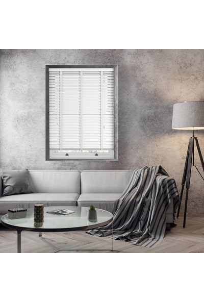 Fashion Beyaz Kurdeleli Ahşap Polywood Jaluzi Perde 50mm, Ahşap Perde, Ahşap Panjur Perde Fashion Beyaz Kurdeleli Ahşap Polywood Jaluzi Perde 50mm, Ahşap Perde, Ahşap Panjur Perde