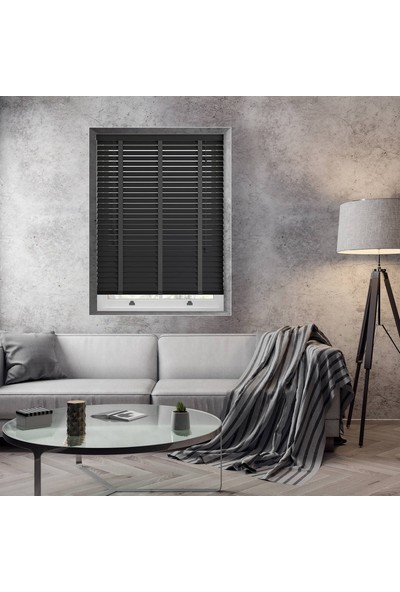 Fashion Siyah Kurdeleli Ahşap Polywood Jaluzi Perde 50mm, Ahşap Perde, Ahşap Panjur Perde Fashion Siyah Kurdeleli Ahşap Polywood Jaluzi Perde 50mm, Ahşap Perde, Ahşap Panjur Perde