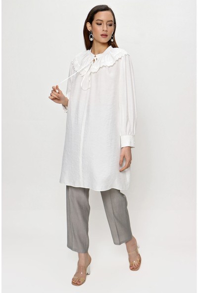 15702112 Dantel Yaka Tunik