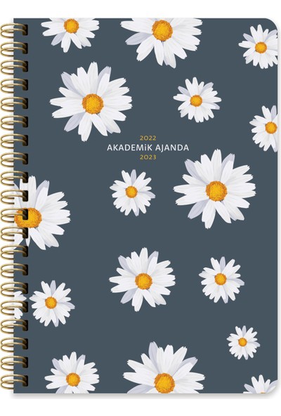 Keskin Color Spiralli Akademik Ajanda 17 x 24 cm Çiçek Keskin Color Spiralli Akademik Ajanda 17 x 24 cm Çiçek