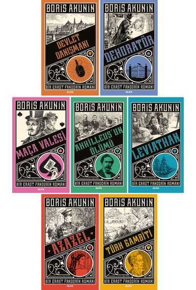 Boris Akunin 7 Kitap Set