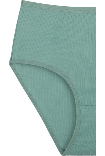 Humaone Tekli Yeşil Yüksek Bel Ribana Bato Külot Bt2-T7 Humaone Tekli Yeşil Yüksek Bel Ribana Bato Külot Bt2-T7