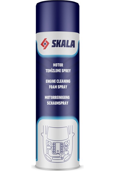 Skala Motor Temizleme Spreyi 500 ml Skala Motor Temizleme Spreyi 500 ml