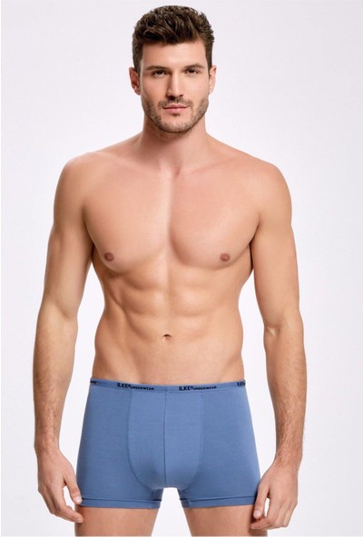 İLKE Erkek Modal Ince Bel Lastikli Boxer 1603 - 6 Adet İLKE Erkek Modal Ince Bel Lastikli Boxer 1603 - 6 Adet