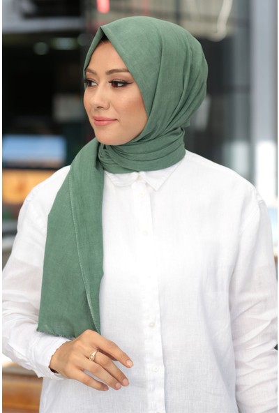 Taşlanmış Pamuk Vual Şal Çağla Yeşili Tv-02 Taşlanmış Pamuk Vual Şal Çağla Yeşili Tv-02