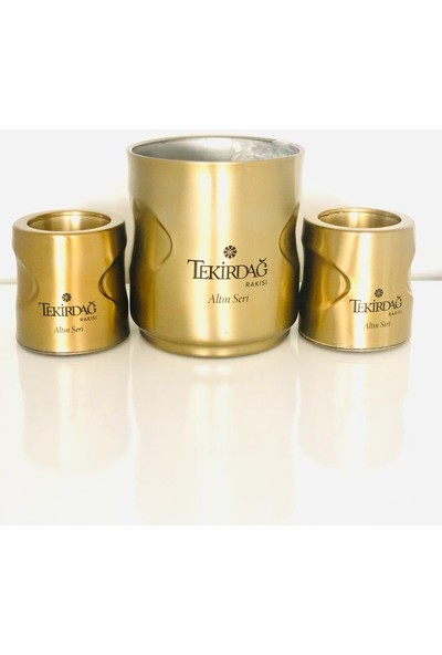 Rakı Buz Kovası+ Rakı Bardağı+ Rakı Ehlikeyfi