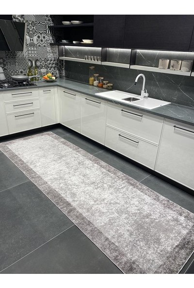 Brillant Ladin Model Çizgili Lateks Deri Taban Saçaksız Mutfak Halısı Brillant Ladin Model Çizgili Lateks Deri Taban Saçaksız Mutfak Halısı