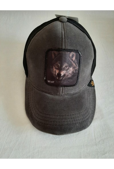 Unisex Hayvan Figürlü Arkası Fileli Çıtçıtlı Şapka