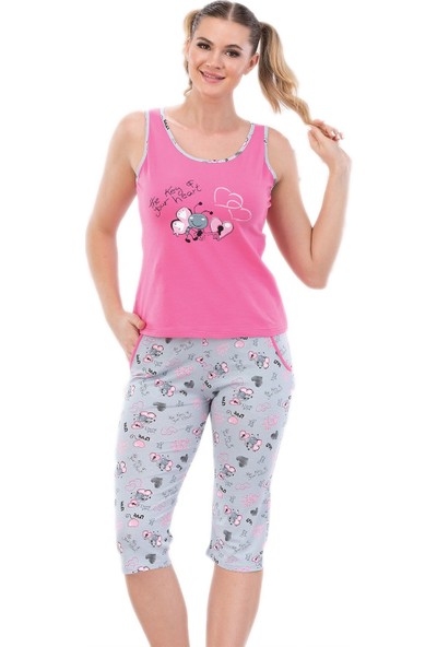 Carollina Sport Bermuda Kadın Pijama Takımı