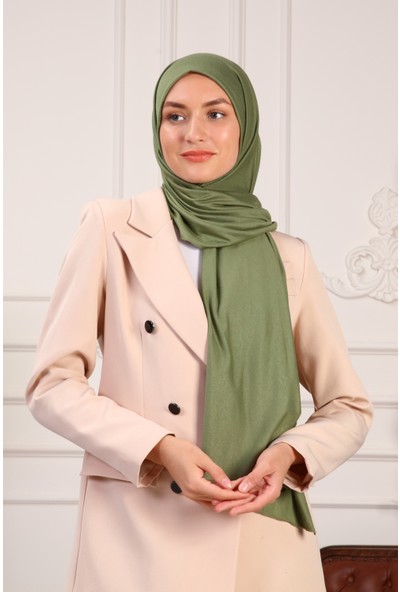 Ada Sanatsal Klasik Penye Şal Lycralı Mint Yeşili Ada Sanatsal Klasik Penye Şal Lycralı Mint Yeşili