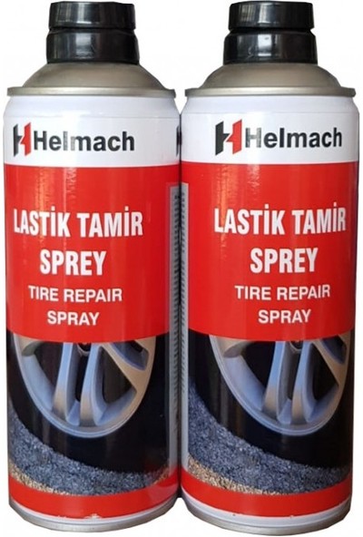 Helmach Lastik Tamir Spreyi 400 ml 2 Li Set Helmach Lastik Tamir Spreyi 400 ml 2 Li Set